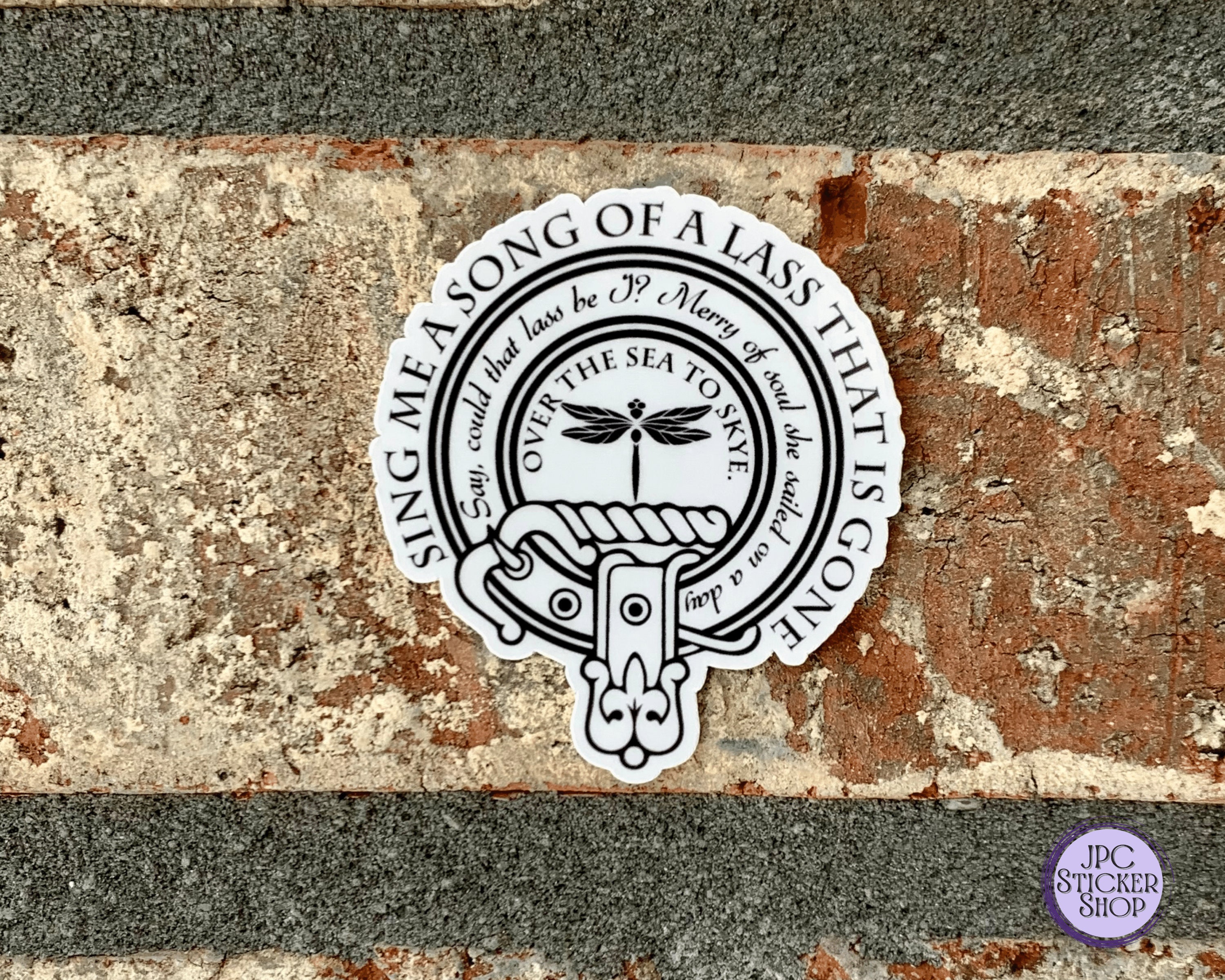 Outlander Song Outlander Vinyl Sticker Book Lover Decal - Etsy