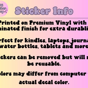 All the Pretty Girls Read Smut, Vinyl Sticker, Stickers for Laptop ...