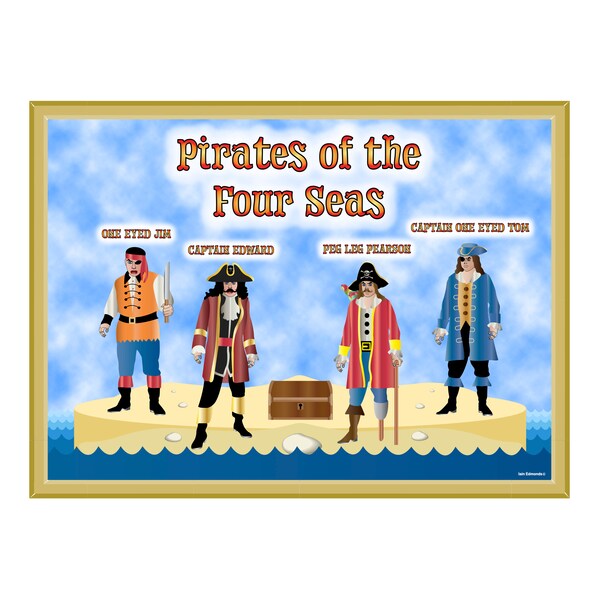 Pirate Poster - Etsy