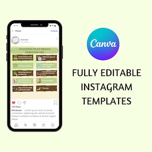 ABA Therapy Templates | Canva Editable ABA Therapy Educational Content ...