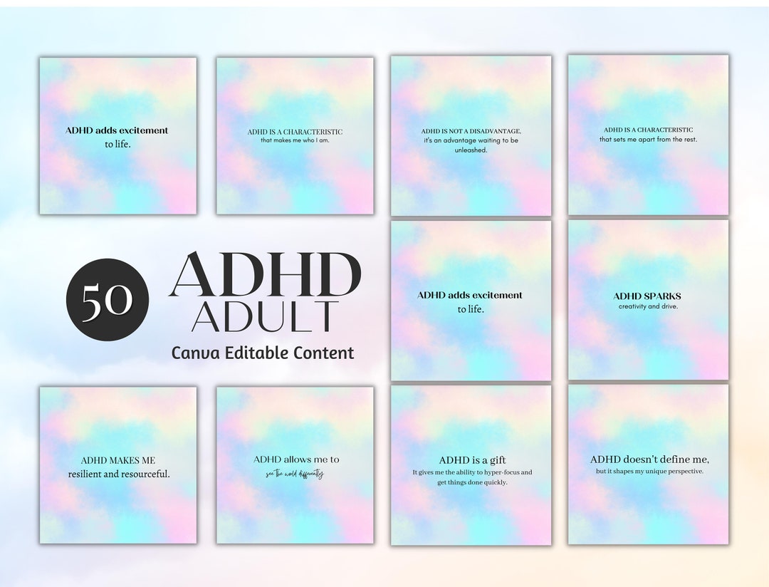 Adult ADHD Quotes (made by an Adhder) - Instagram Adult ADHD, Adhd ...