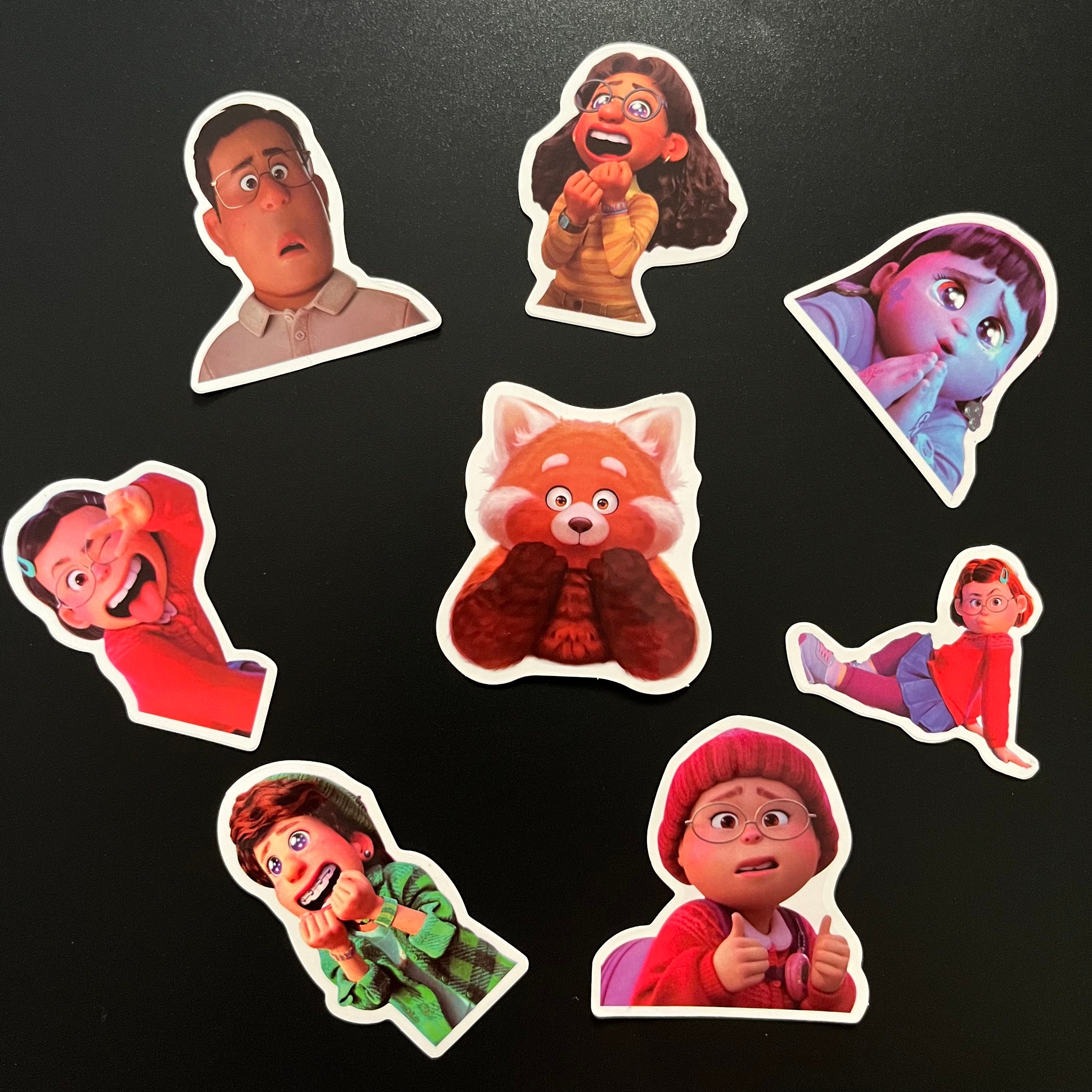 Movie Turning Red Cartoon Stickers Graffiti for Laptop Luggage - Etsy