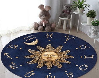 Astrology Circle Rug - Etsy