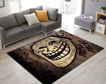 Troll Face Rug - Etsy