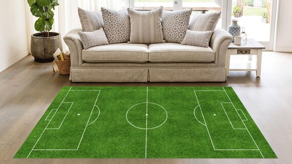 Soccer Field Rug Football Field Rug Grass Rug Popular Rug - Etsy