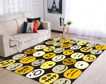 Smiley Kids Room Rug - Etsy