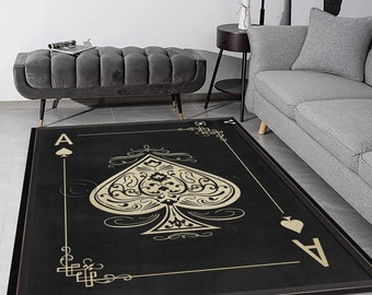 Ace of Spades Rug - Etsy