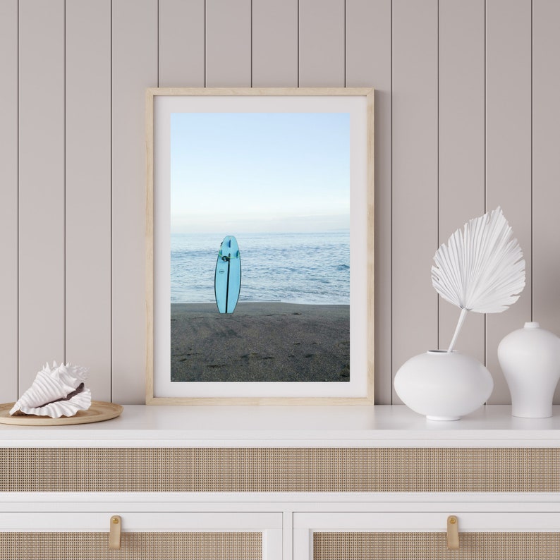 Boho Surf Beach Gallery Wall Set, Coastal Set of Three Prints, Digital ...