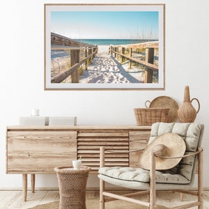 Boho Beach Wall Art, Coastal Digital Print, Neutral Beach Photography ...
