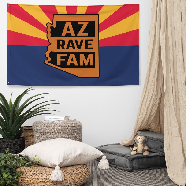 AZ RAVE FAM Flag - Etsy
