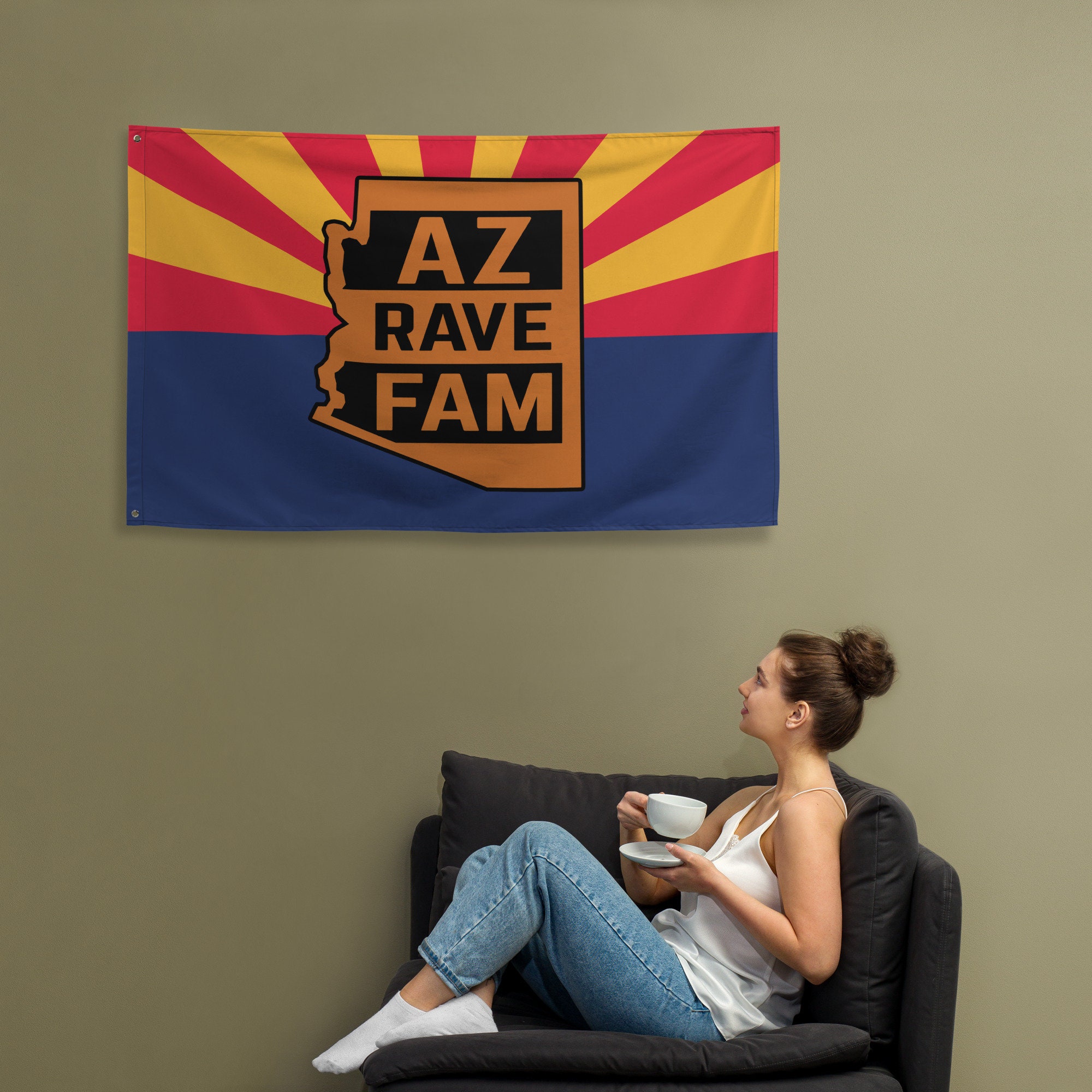 AZ RAVE FAM Flag - Etsy