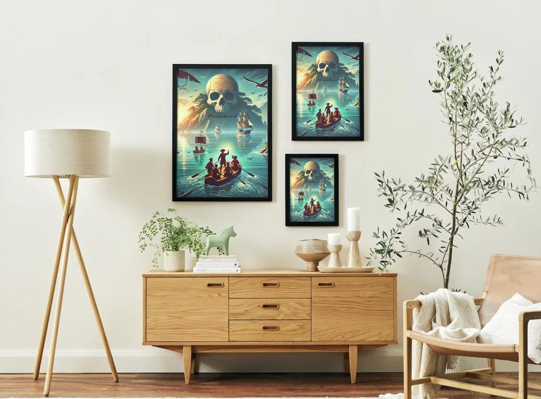 LIMITED Pirate Poster | A2 Vintage Wall Art (no Frame) | Certificate ...