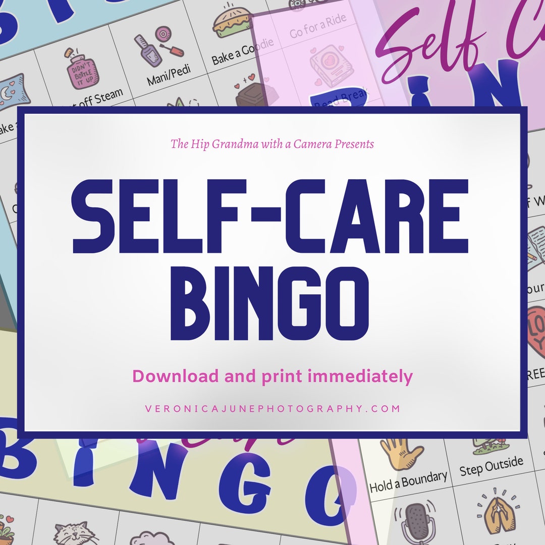 Self-care Bingo Printable - Etsy