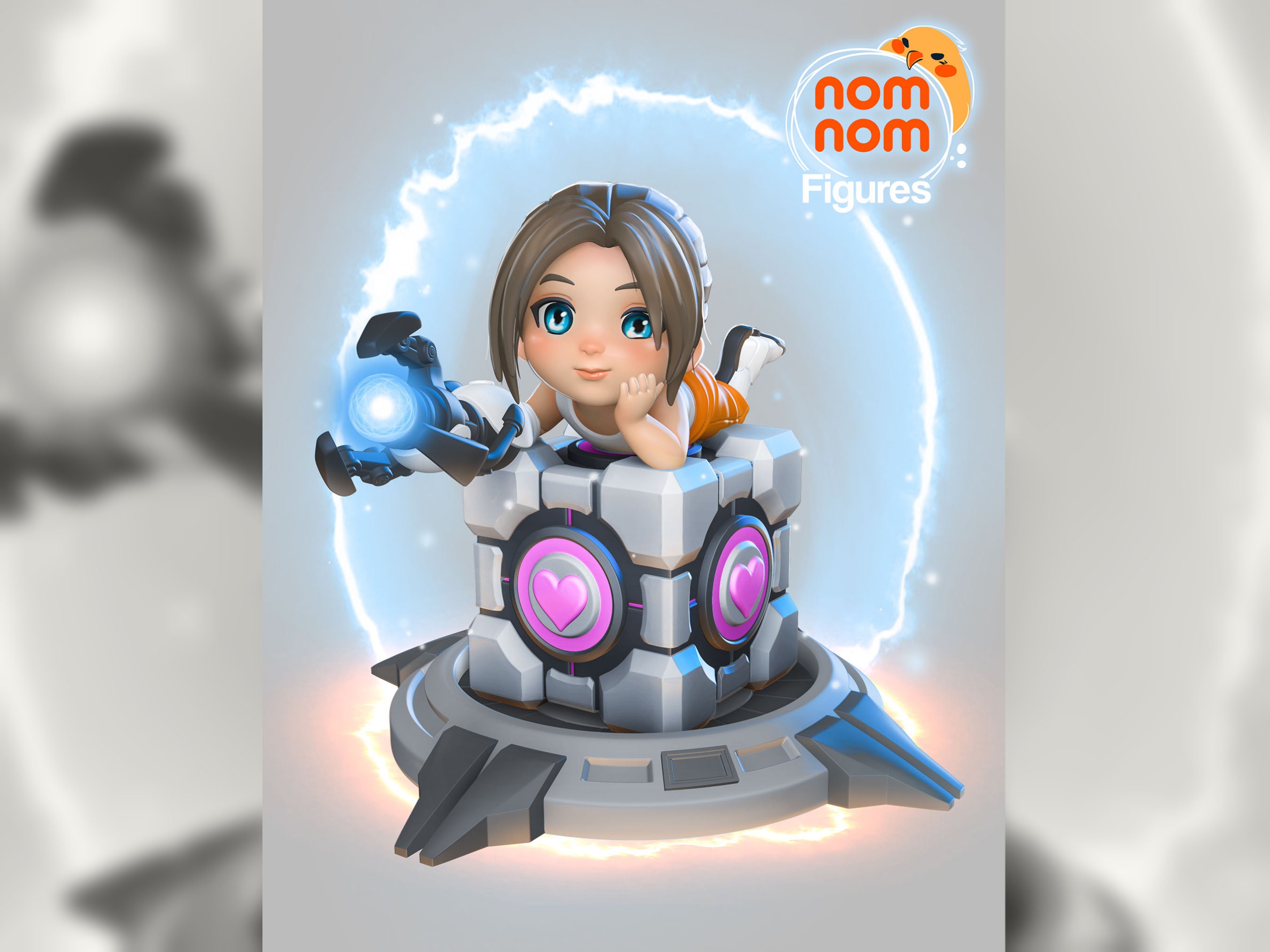 Chibi Chell Portal 2 - Etsy