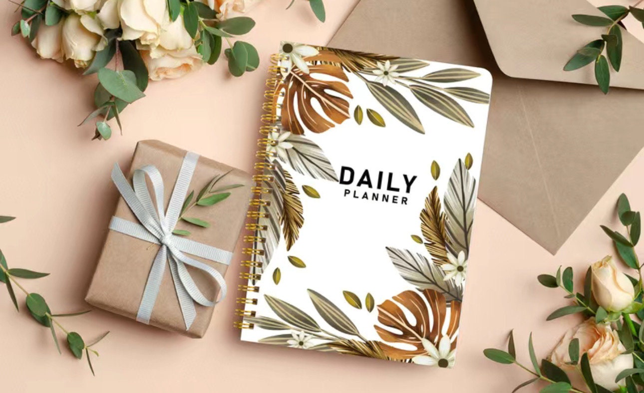 Trees 1pc Daily to Do List Notebook Spiral Undated Schedule Planner ...