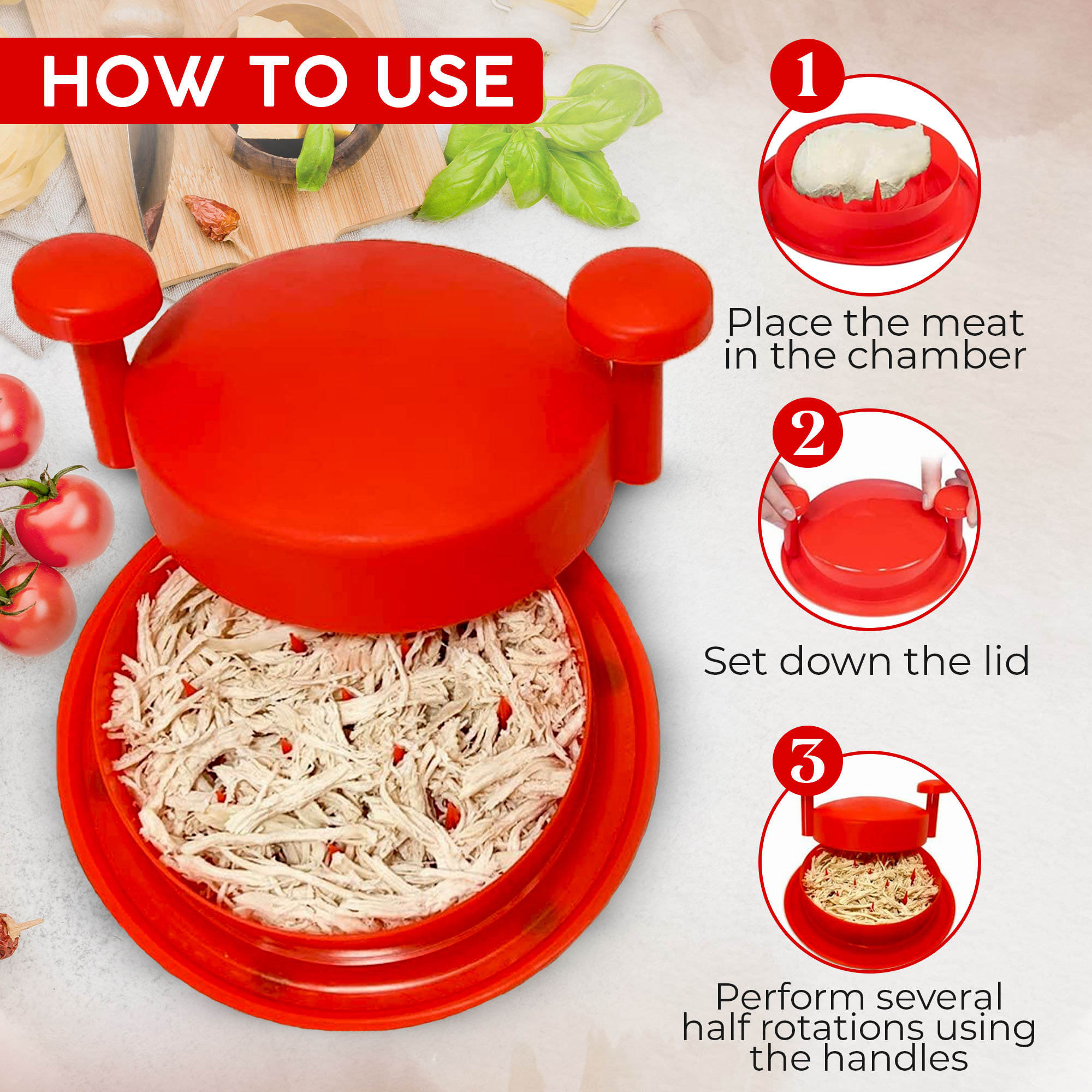 Chicken Shredder Tool, Chicken Grinder, Meat Shredding Tool With ...