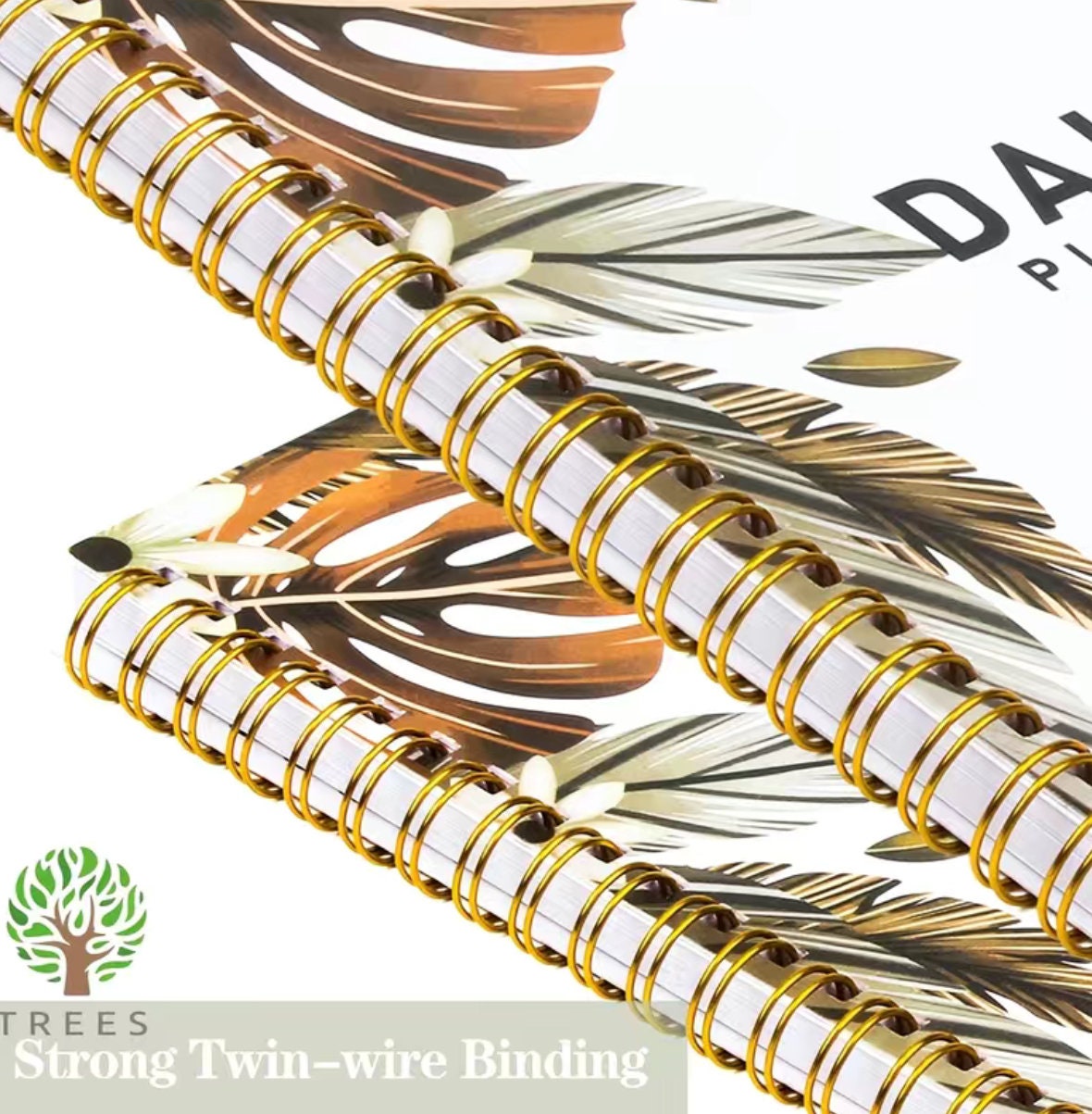 Trees 1pc Daily to Do List Notebook Spiral Undated Schedule Planner ...