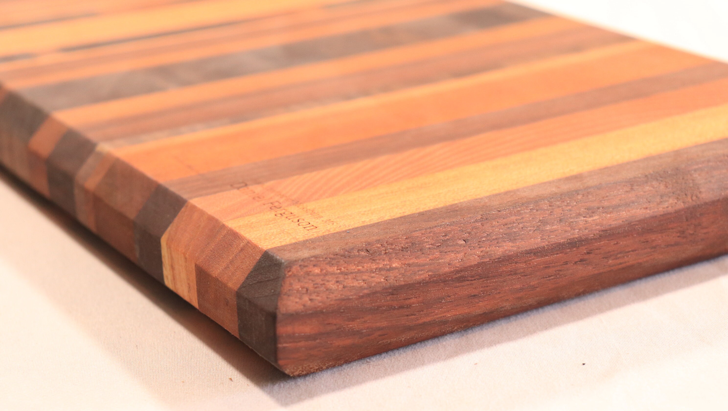 Large Chopping Block Beautiful Design Pattern Edge End Grain Different ...