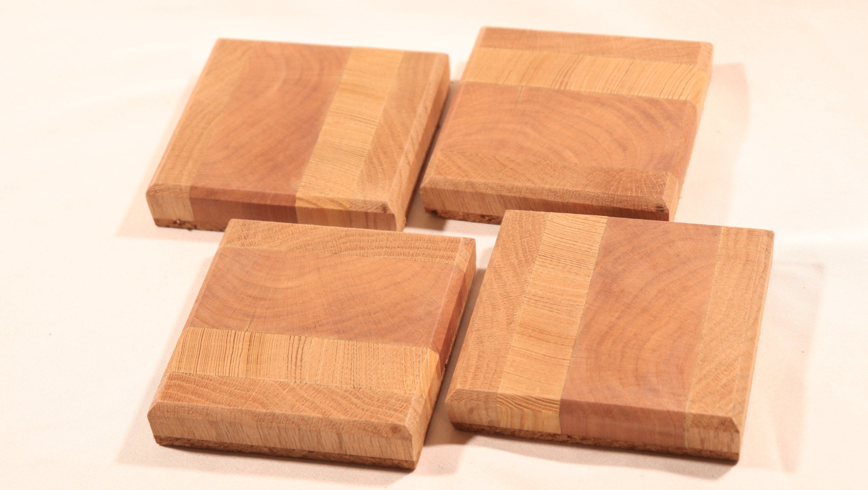 Set of 4 Cedar Oak and Cypress Handcrafted Coasters With - Etsy