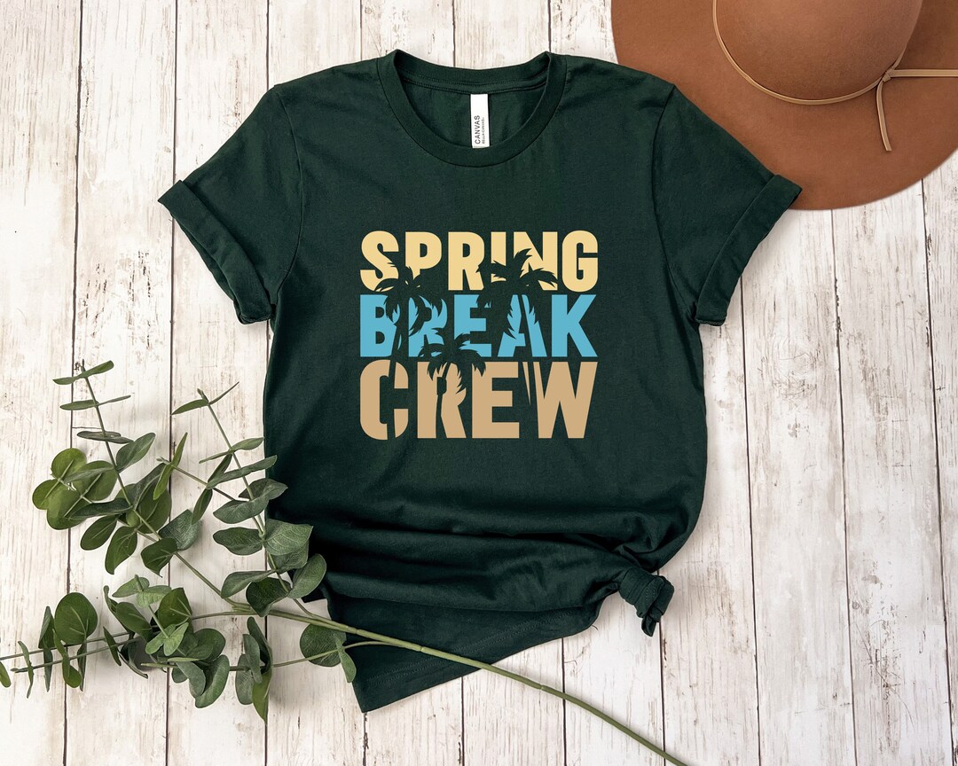 Spring Break Crew Shirt, Spring Break Shirts, Vacation Shirts, Group ...
