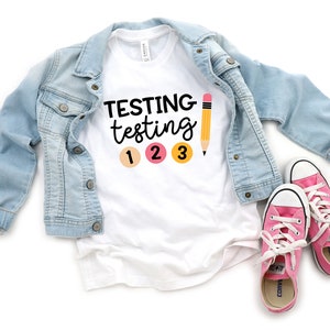 Testing Shirt,teacher Shirts,state Testing Shirt,teacher Team Shirts ...