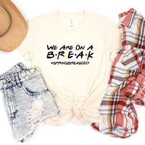 We Are on A Break T-shirt, Spring Vacation Shirt, Spring Break Shirt ...