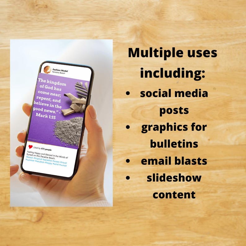 Printable Church Bulletins & Social Media Graphics - Holy Week and ...