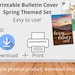 Printable Church Bulletin Covers - SPRING Theme General Use - Multiple ...