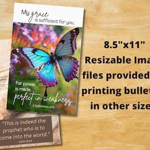 Printable Church Bulletin Covers - General Use Set #9 - Multiple Sizes ...