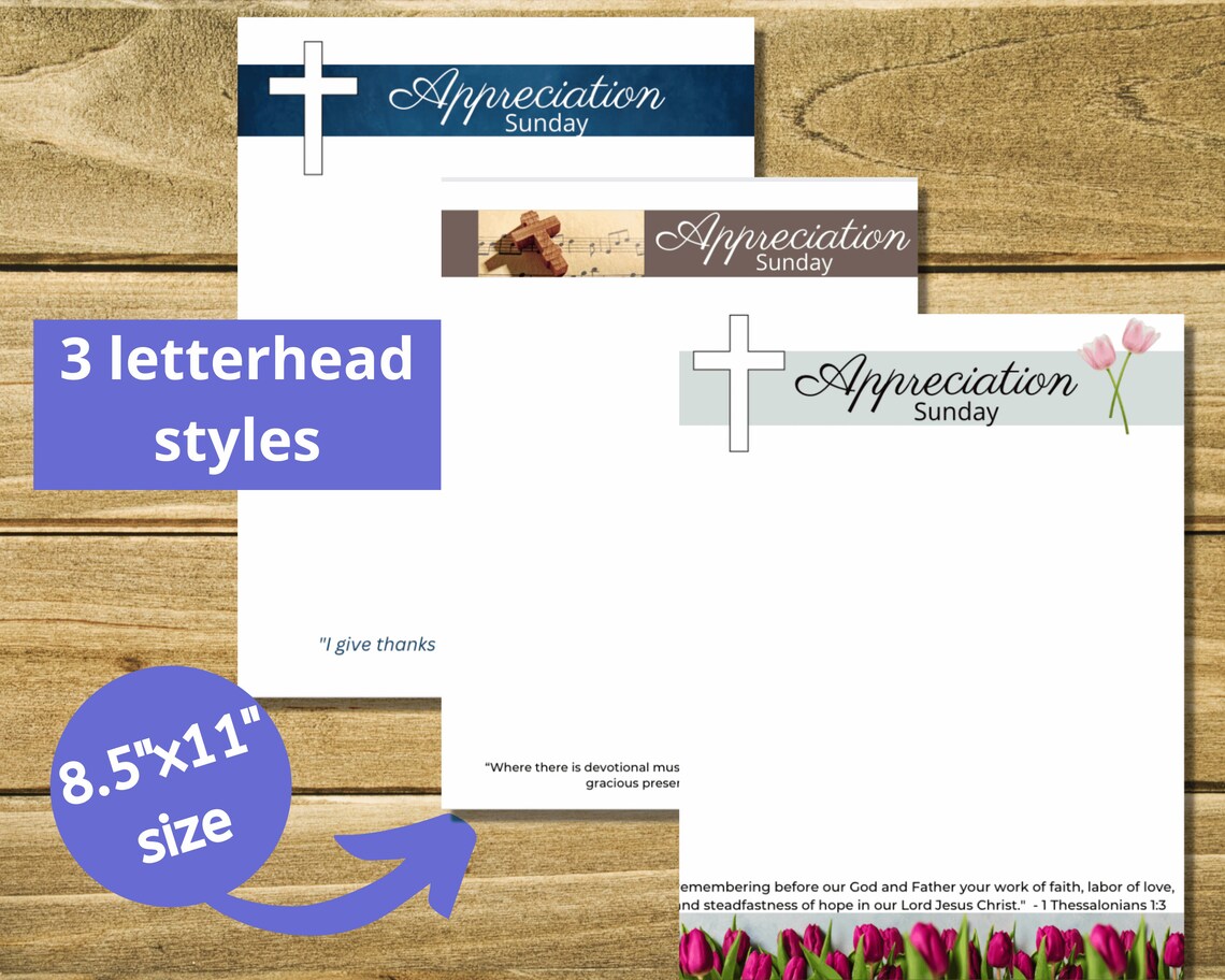 Printable Appreciation Sunday Set - Digital Download - Scripture Cards ...