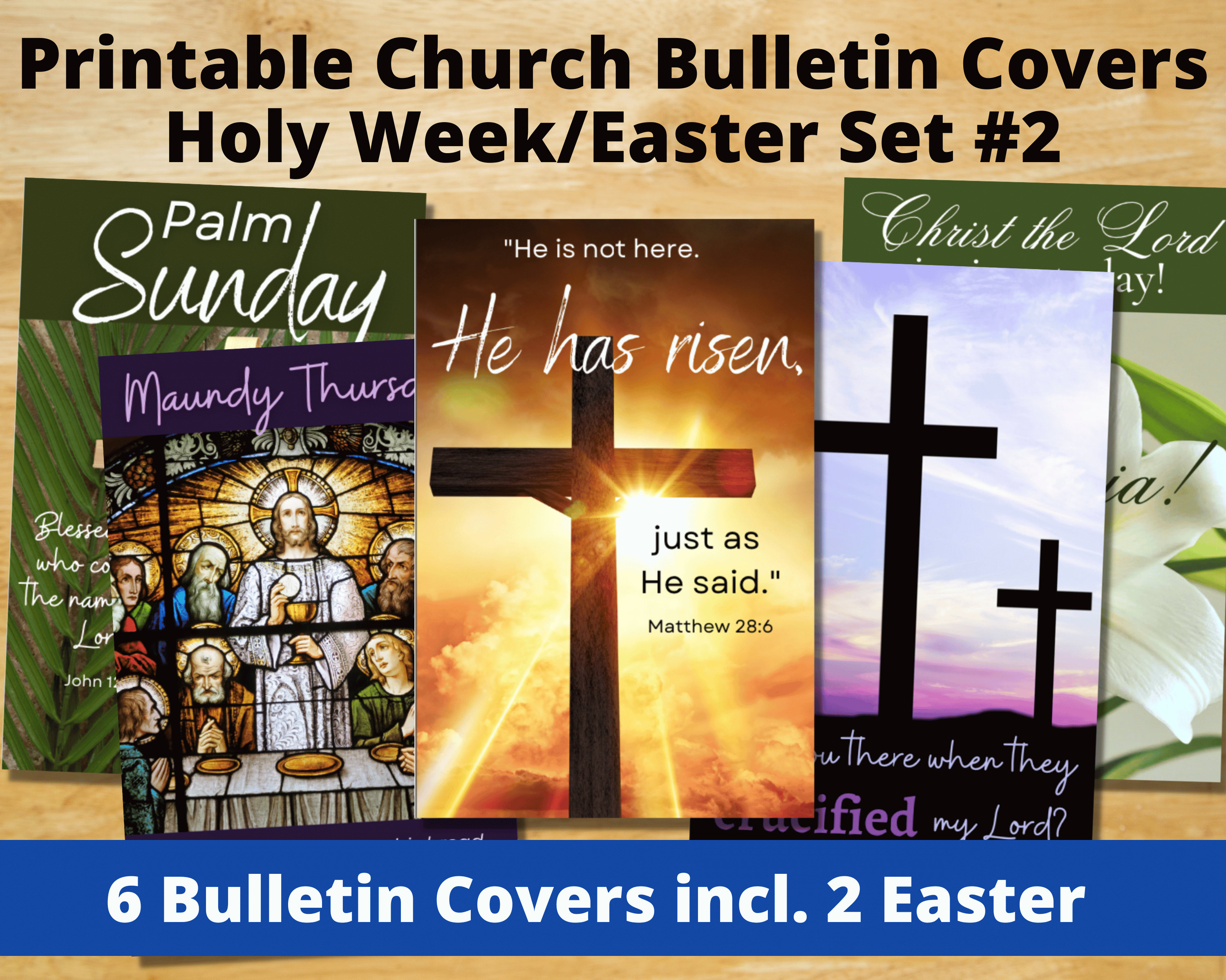 Maundy Thursday Bulletin Covers