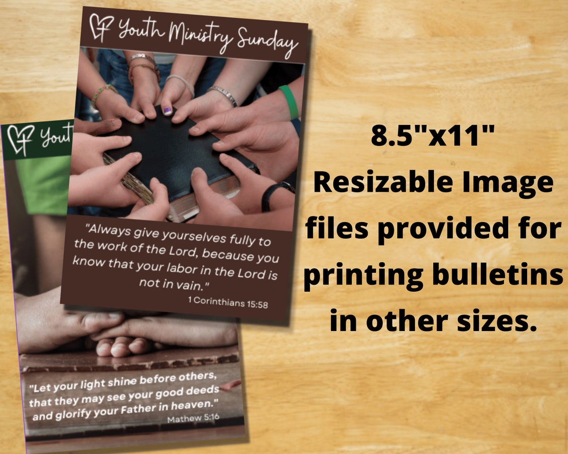 Printable Church Bulletin Covers - Celebrating Youth Ministry ...
