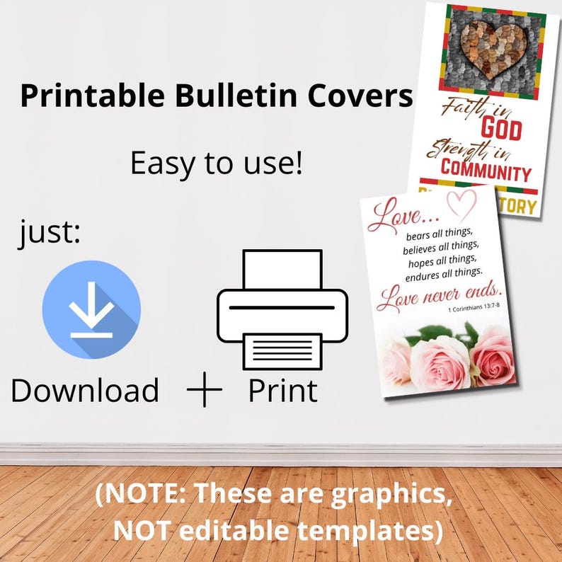 Printable Church Bulletin Covers - February Holidays - Black History ...