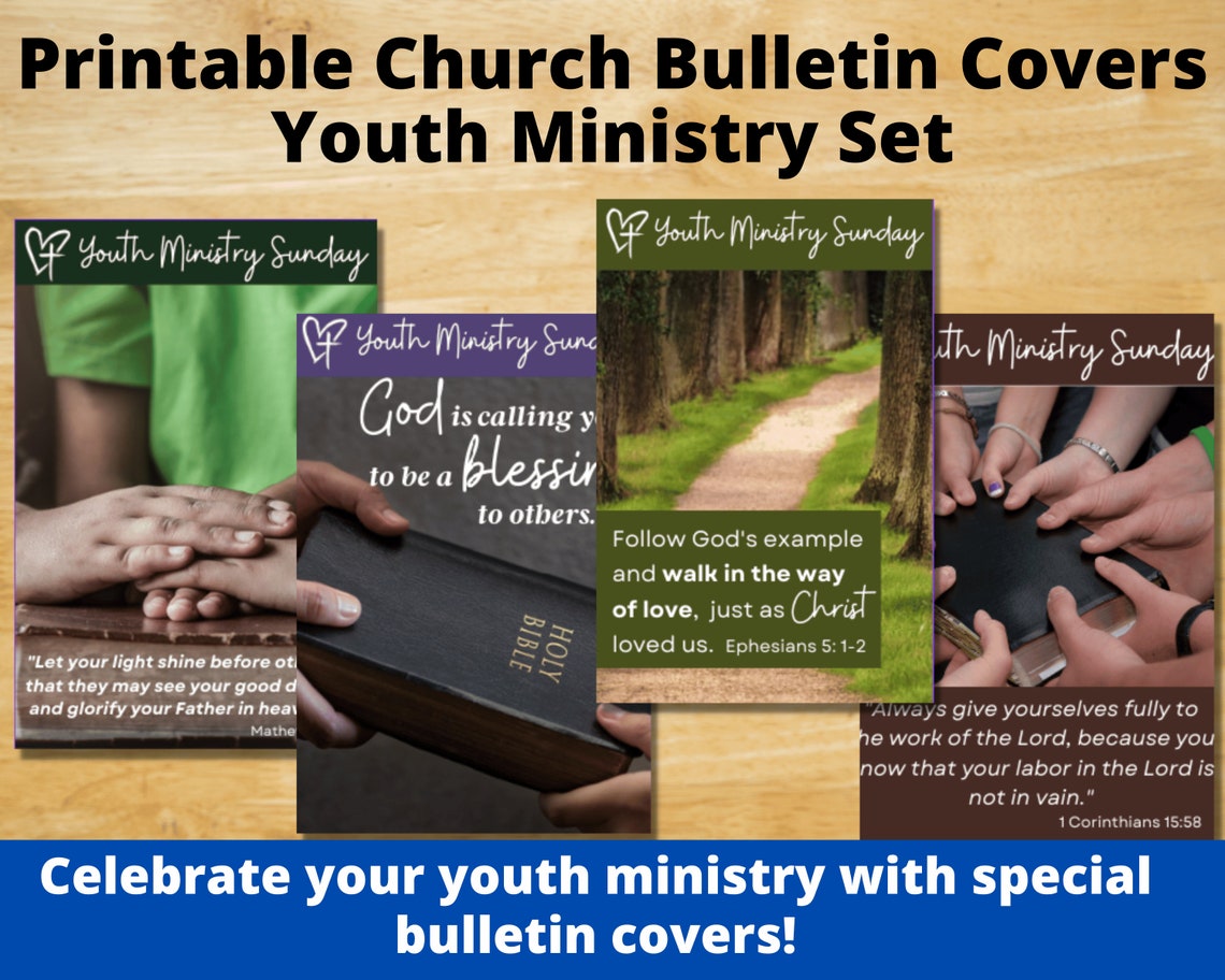 Printable Church Bulletin Covers - Celebrating Youth Ministry ...