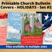 Printable Church Bulletin Covers - General Use Set 5 - Multiple Sizes ...