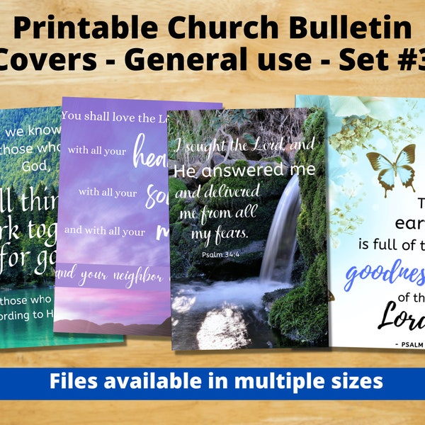 Funeral Bulletin Covers - Etsy
