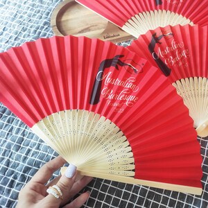 Fully Print Cloth Hand Fans,personalized Monogram Wedding Gifts,party ...