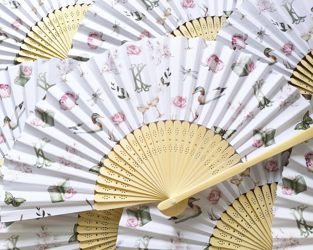 Colorful Print on Paper Hand Fans,wedding Gifts,party Favors,promotion ...