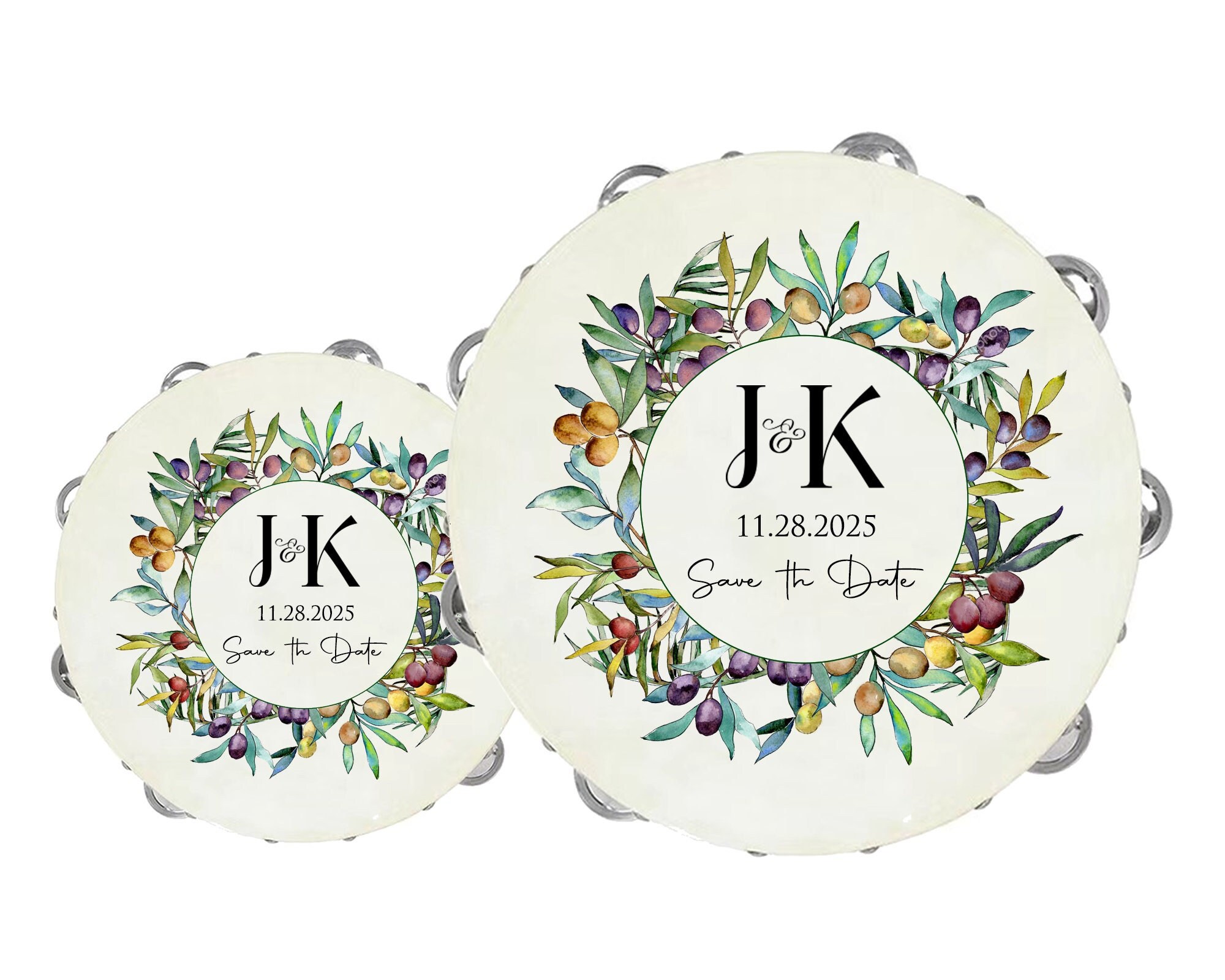 Personalized Tambourine,music Instrument. Party Favors,table Setting ...
