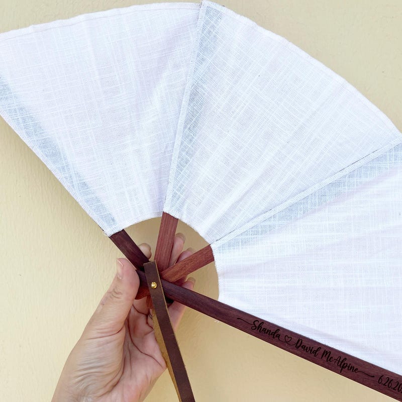 Hand Fan With Custom Logo - Etsy