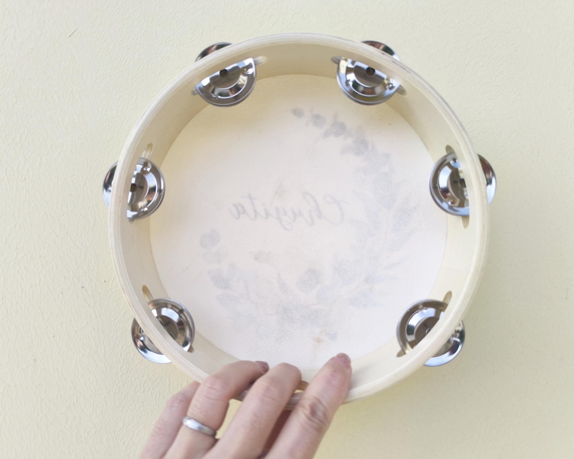 Personalized Tambourine,music Instrument. Party Favors,table Setting ...