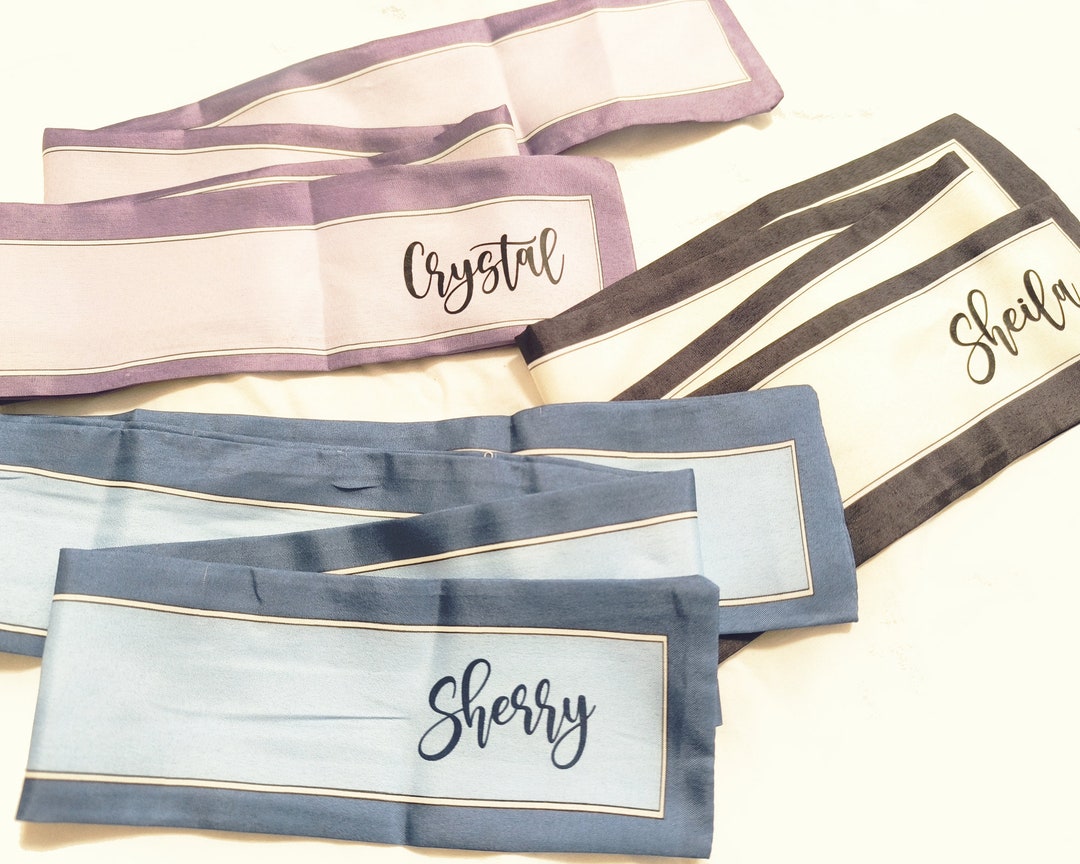Personalized Blue Ribbon/skinny Scarves,ribbon for Table Setting ...