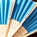 White Silk Hand Fans,personalized Text Printed/engraving on Stem ...