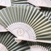 Sage Green Laser Engraved Silk Hand Fans,personalized Bamboo Silk Fans ...