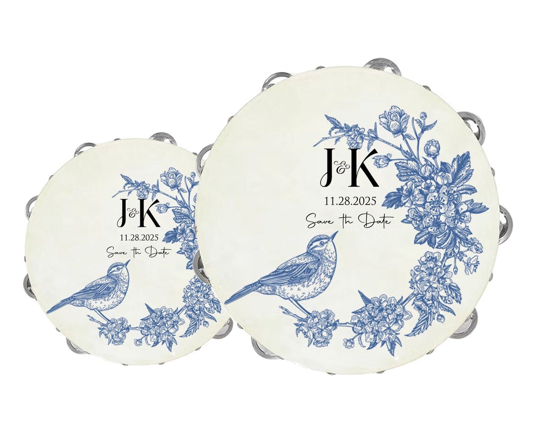 Personalized Tambourine,music Instrument. Party Favors,table Setting ...