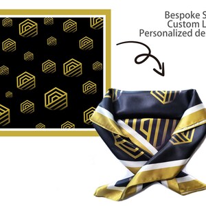 Personalized Women Square Scarves, Custom Silk Scarf ,gifts for Team ...