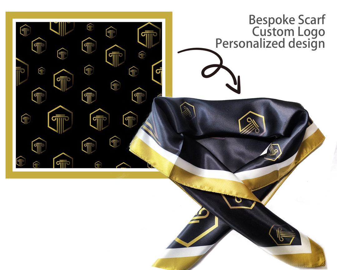 Personalized Women Square Scarves, Custom Silk Scarf ,gifts for Team ...