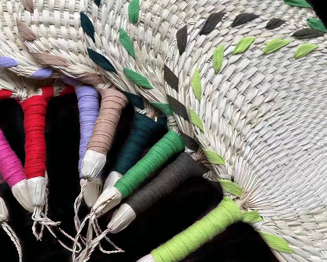 Personalized Heart Wedding Fans,custom Hand Fan,personalized Woven ...