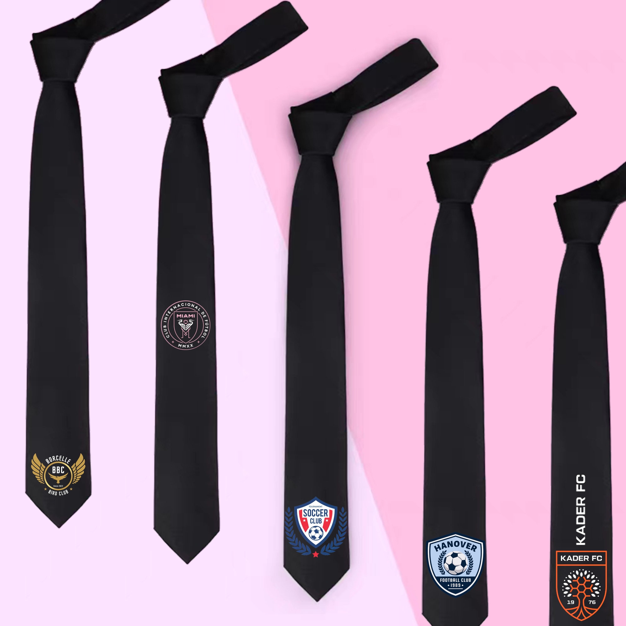 Personalized Neck Tie,5/8 Cm Width, Fashion Necktie,logo Print,gifts ...