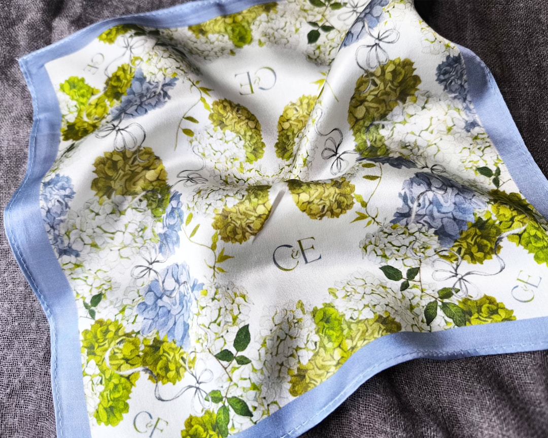 Personalized Women Square Scarves, Custom Silk Scarf ,gifts for Team ...